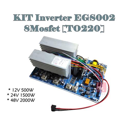 Jual KIT Inverter EGS002 8Mosfet TO220 [12V 500W] [24V 1500W] [48V ...