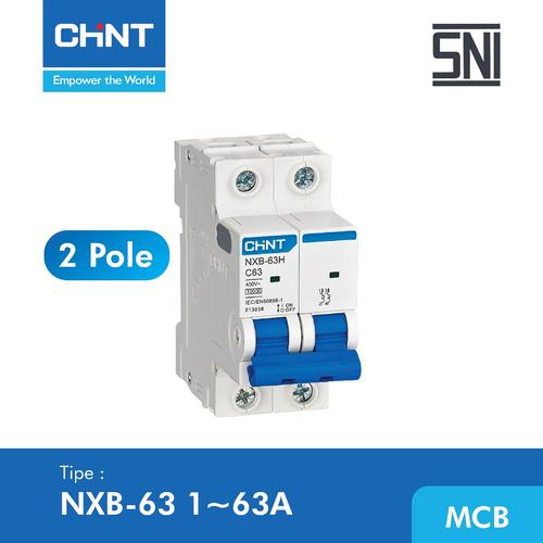 Promo Chint MCB tipe NXB 2P 6kA (1A 2A 4A 6A 20A 25A 32A 40A 50A 63A) - 32A - Jakarta Barat ...