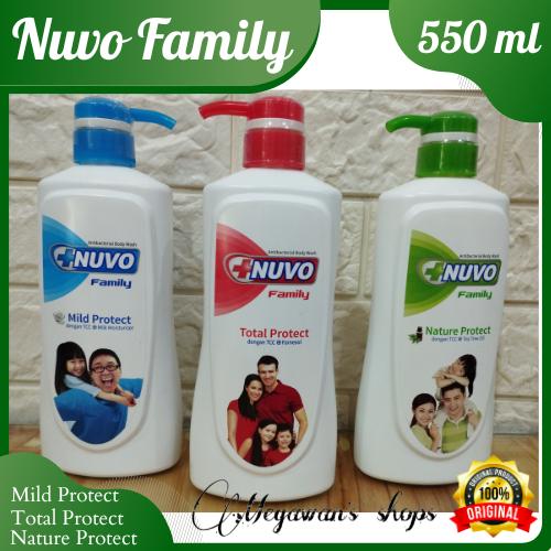 Jual Nuvo Family Sabun Cair Botol 600Ml, Nuvo Family Bodywash Botol 600 ...
