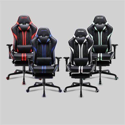 Promo Rexus Gaming Chair RGC 201 Max - Black White Cicil 0% 3x ...