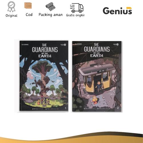 Jual the guardians of the earth jilid 1 2 -q comic -felix xiauw -komik ...