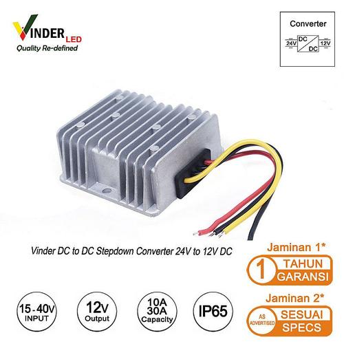 Jual VINDER dc step down converter 24V to 12V 30A 30 ampere - 30A ...