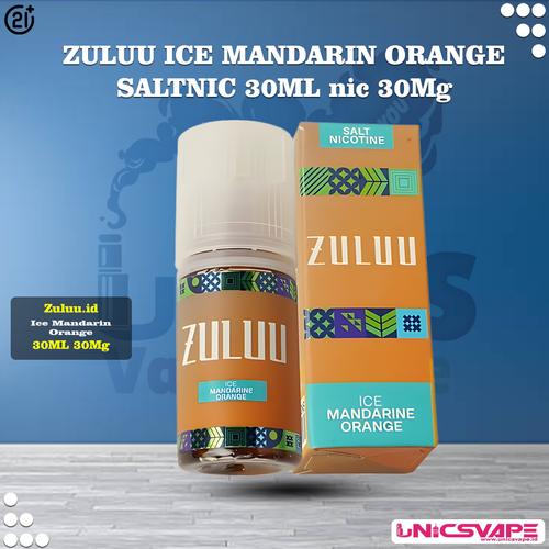 Promo ZULUU ICE MANDARIN ORANGE LIQUID SALTNIC 30ML nic 30Mg Salt by ...