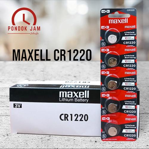 Jual BATERAI MAXELL CR1220 ORIGINAL LITHIUM BATTERY 3V BATRAI CR 1220 - SATUAN - Jakarta Barat ...