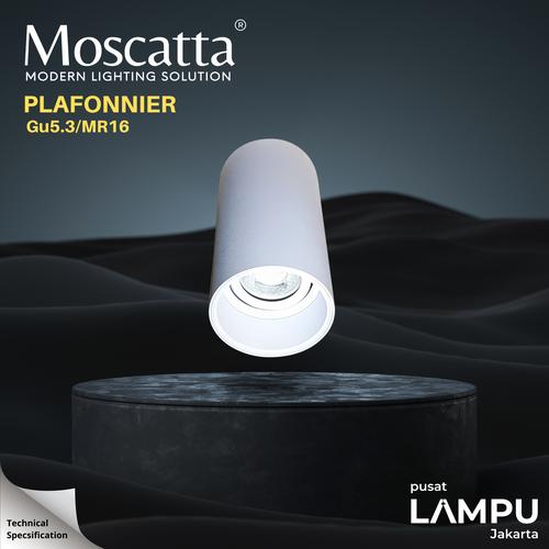 Jual MOSCATTA Kap lampu MR16 outbow ceiling light Dak beton - White ...