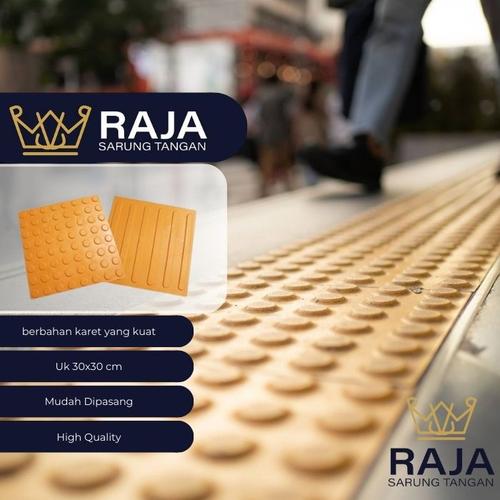 Jual Tactile Blind Road Sidewalk Safety / Rubber Paving Block Guiding ...