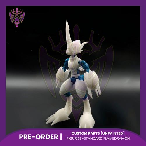 Jual Open PO 3rd Party Flamedramon Unpainted Add Ons for FRS Magnamon ...