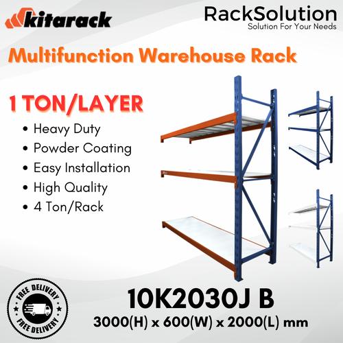 Jual Rak Gudang Besi 1 Ton / Layer Heavy Duty Jointer Rack 3 Meter Biru ...
