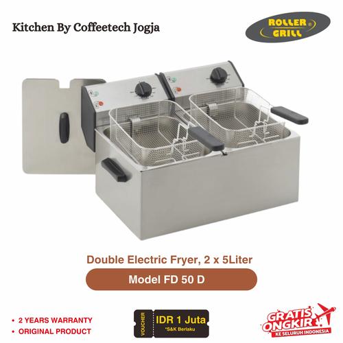 Jual Roller Grill Fryer FD 50 D Electric Fryer Portable | Mesin ...