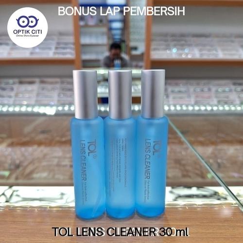 Jual Cairan Pembersih Lensa Kacamata TOL Lens Cleaner Original 30 ml ...
