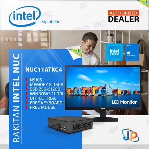 Promo Paket Fullset Intel NUC Mini Pc NUC11ATKC4 - Intel Celeron N5105 ...
