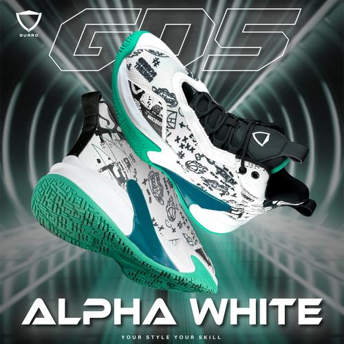 Jual SEPATU BASKET GD5 / GD5 BASKETSHOES ORIGINAL - ALPHA WHITE, 41 ...