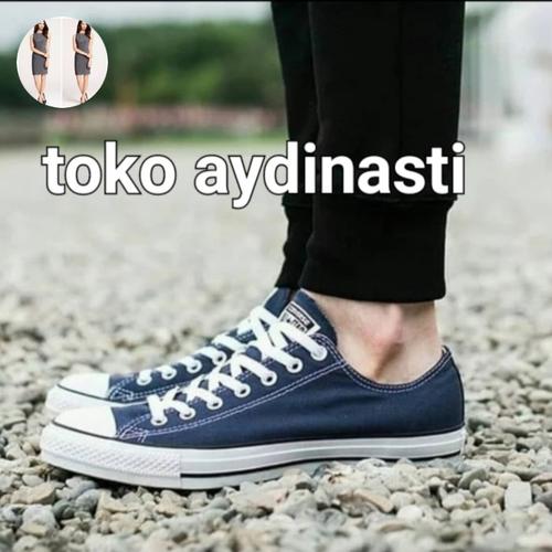 Jual SEPATU UKURAN 47 46 45 44 WARNA BIRU DONGKER CONVERSE UKURAN JUMBO ...