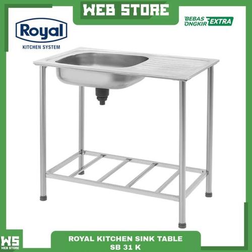 Jual ZL Meja Bak Cuci Piring Portable Royal Kitchen Sink SB 31K Stainless - SB31K - Jakarta ...