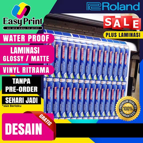 Jual Cetak Sticker Vinyl Ritrama Laminasi - Cutting Pola - Jakarta ...