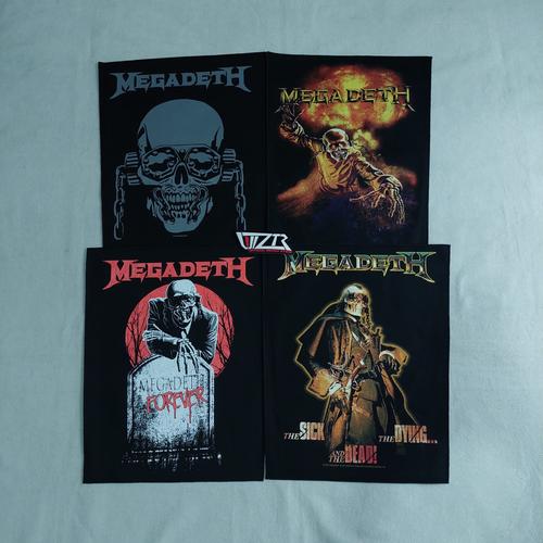 Jual BACK PATCH Official Band Merchandise Original MEGADETH #1 - Tombstone - Kota Malang - WIZTR ...