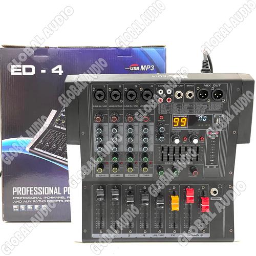 Jual Power Mixer Blackspider ED-4 4 Channel Original ed4 ED 4 Mixing 4 ...