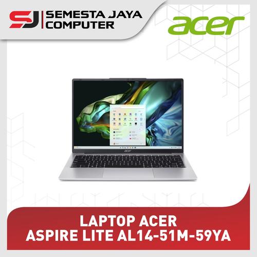 Promo ACER ASPIRE LITE AL14-51M-59YA - i5 1235U 8GB 512SSD 14"WUXGA IPS W11 Cicil 0% 3x - Kab ...