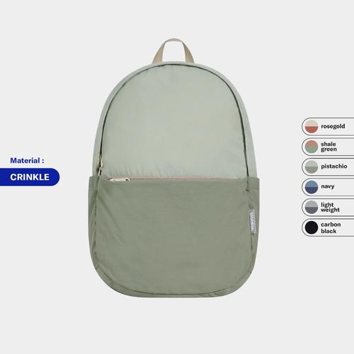 Promo Tas Sekolah - Backpack Ghea - Visval - Tas Ransel Crinkle - Mono ...