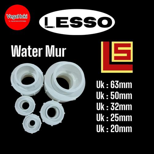 Jual LS Union Watermur / Watermur Pipa Pipe U-Pvc By 3 Pawns - White ...