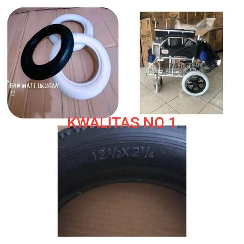 Jual ban mati kursi roda ukuran 12 1/2 ×2 1/4 ban karet mati kursi roda ...