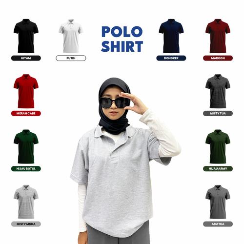 Promo Polo Shirt Pria / Kaos Polo/ Kaos Kerah Bahan Katun katalog A ...