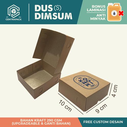 Jual BOX DIMSUM CUSTOM S - KOTAK MAKANAN - DUS KRAFT FOOD GRADE - Kota ...