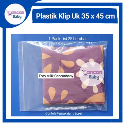 Promo Plastik Klip Besar 35x45 Ziplock Jumbo Baju Celana Jaket Sepatu ...