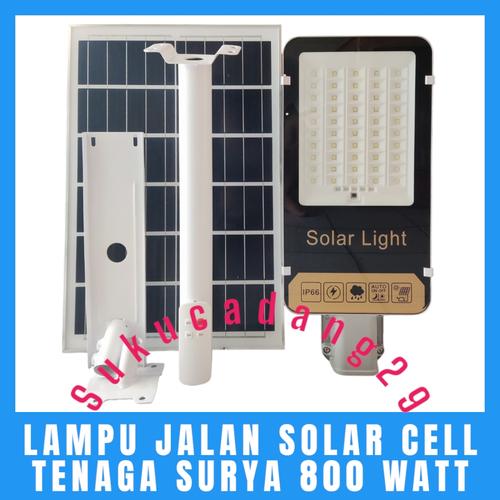 Jual PJU Solar Cell SMD Panel Terpisah 2 in 1 Led Tenaga Surya 800W ...