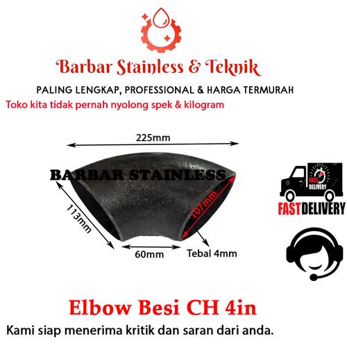 Jual Elbow besi CH 4 Inch - Kab. Tangerang - BARBAR STAINLESS | Tokopedia