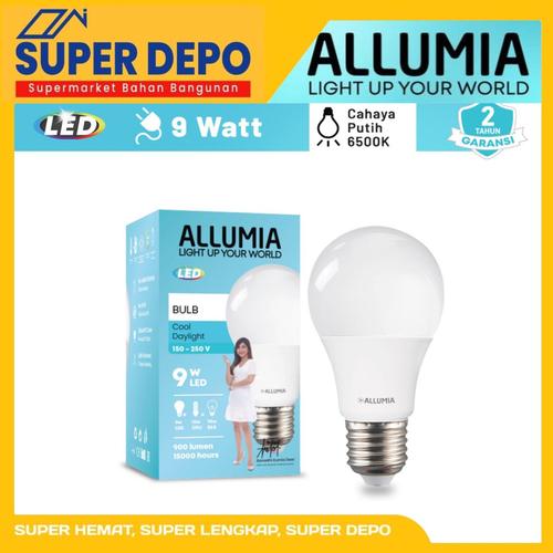 Jual LAMPU LED ALLUMIA A40 LED BULB 9 WATT 6500K COOL WHITE NEW 2022 ...