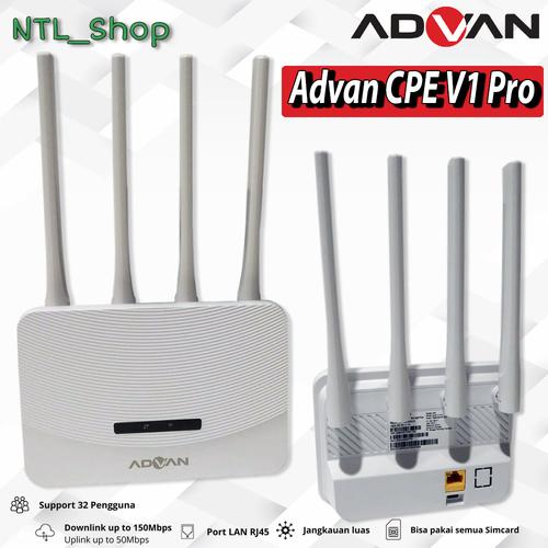 Jual Advan CPE V1 Pro Modem Wifi Router 4G Lte Unlock All Operator ...