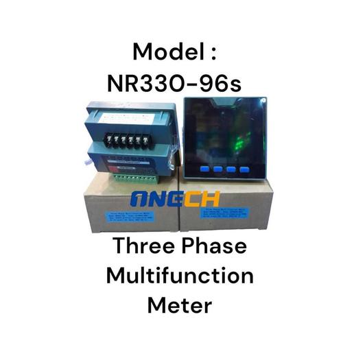 Promo Three Phase Multifunction Meter 3Phase 3 Row / Ampere Meter LED ...