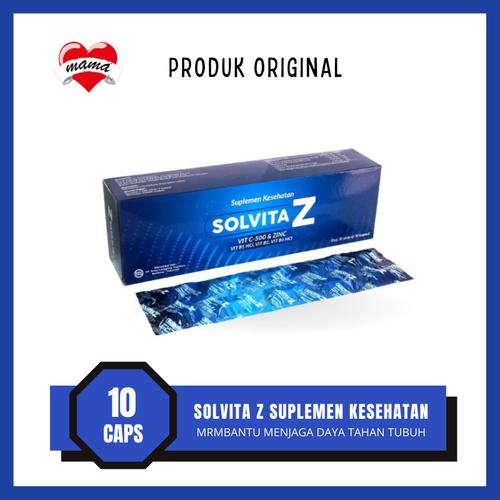 Jual Solvita Z 1 Strip Isi 10 Kapsul Multivitamin Menjaga Daya ...