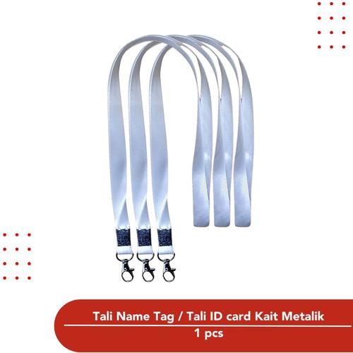 Jual Tali ID Card / Tali Name Tag / Tali ID card Kait 1 cm - Hijau ...
