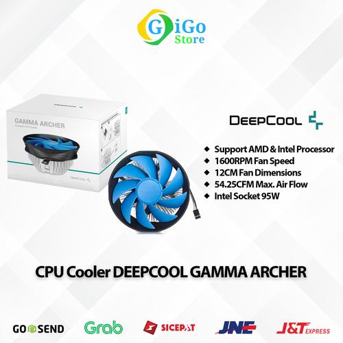 Jual CPU Cooler Deepcool GAMMA ARCHER AMD 95W Socket Intel Processor PC ...
