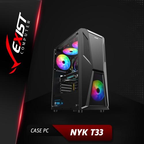 Jual Casing PC Gaming NYK Nemesis Triton T33 Free 4 Fan RGB _ PC Case ...