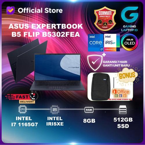 Promo ASUS EXPERTBOOK B5 FLIP B5302FEA OLED TOUCH I7 1165G7 8GB 512GB W11PRO - LARGE Cicil 0% 3x ...