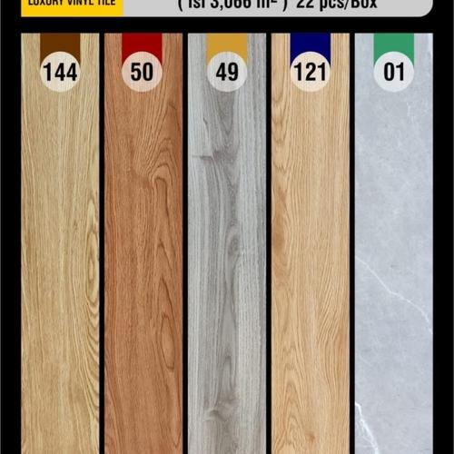 Jual PER BOX - LVT Flooring Vynil lantai kayu Full PVC tebal 3mm untuk ...