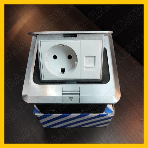 Jual STOP KONTAK LANTAI TANAM FLOOR POWER SOCKET OUTLET ARDE DAN DATA ...