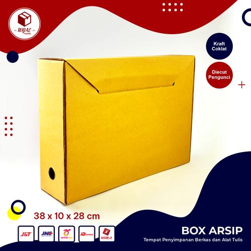 Jual Box File - 38 x 10 x 28 cm storage/boxfile/arsip/kardus/packing ...