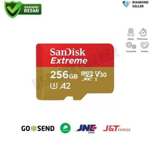 Jual SANDISK EXTREME MICROSD 256GB 190MB/S - MICROSD EXTREME 256 GB 190 MBPS - 256GB - Jakarta ...