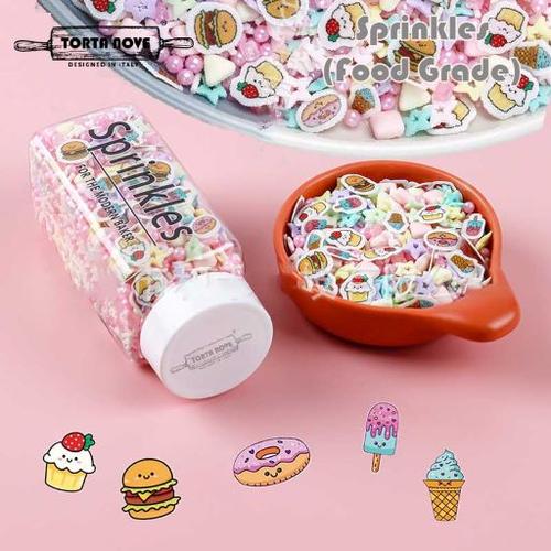 Jual Trimit gula sprinkle warna warni Dekorasi kue Topping kue ultah ...