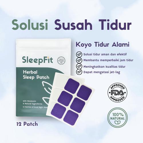 Promo SleepFit - Herbal Sleep Patch - Melatonin - 12 Patch / Sachet ...