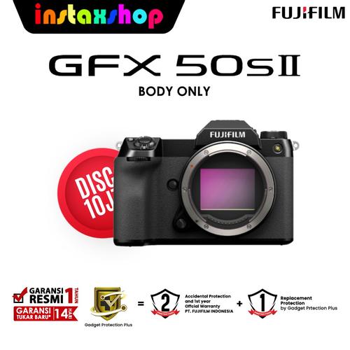 Promo FUJIFILM GFX50S II Body Only Kamera Mirorless - Reguler Cicil 0% 3x - Kota Bandung ...
