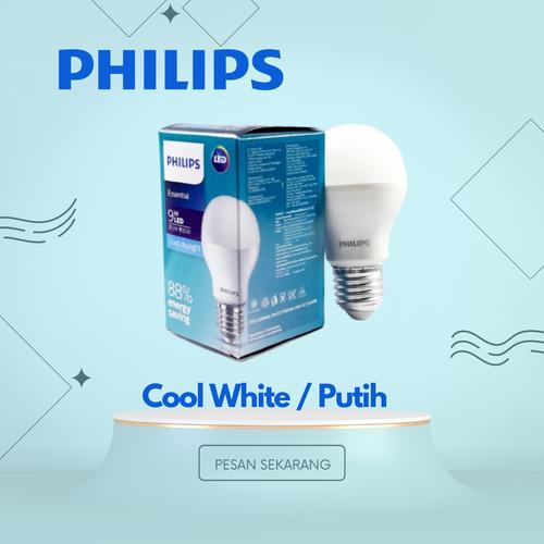 Jual PHILIPS LED BULB ESSENTIAL Cool Daylight 6500K (Putih) - Kab. Tabanan - MAJA Abadi | Tokopedia