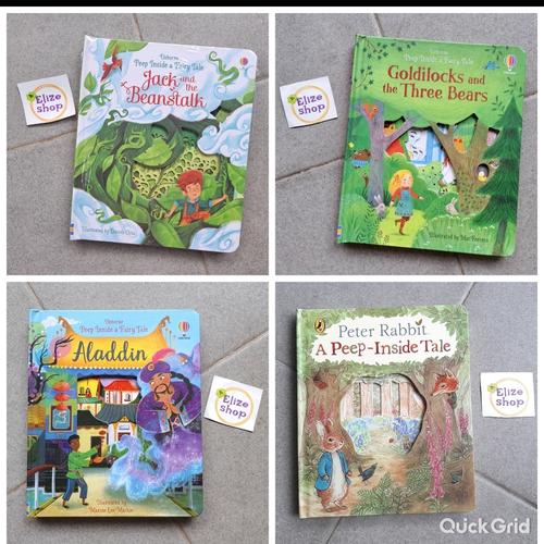 Promo USBORNE Peep Inside A Fairy Tale, buku flip flap anak - aladdin ...