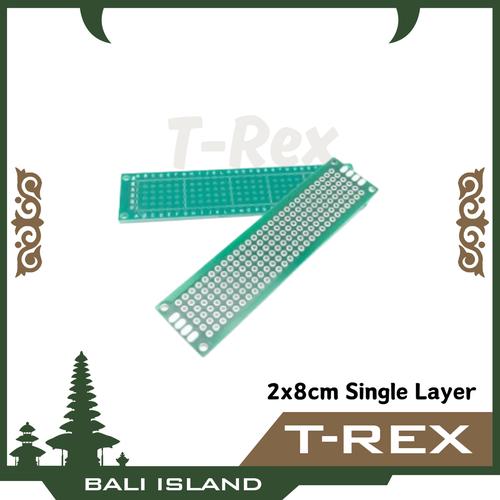 Jual PCB Dot Matrix 2x8cm Single Layer FR4 Protoboard PCB Lubang ...