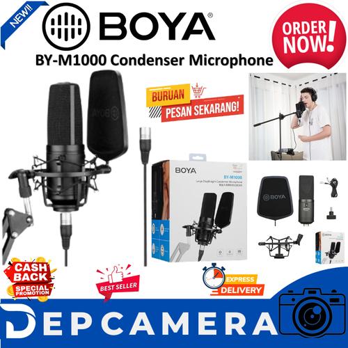 Jual BOYA BY-M1000 BY M1000 M1000 Large Diaphragm Condenser Microphone - Jakarta Selatan - Dep ...