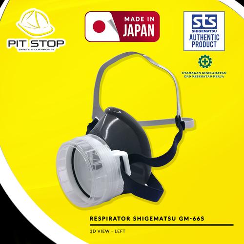 Jual Masker Respirator Shigematsu GM 66S Safety Filter Gas Mask Anti ...